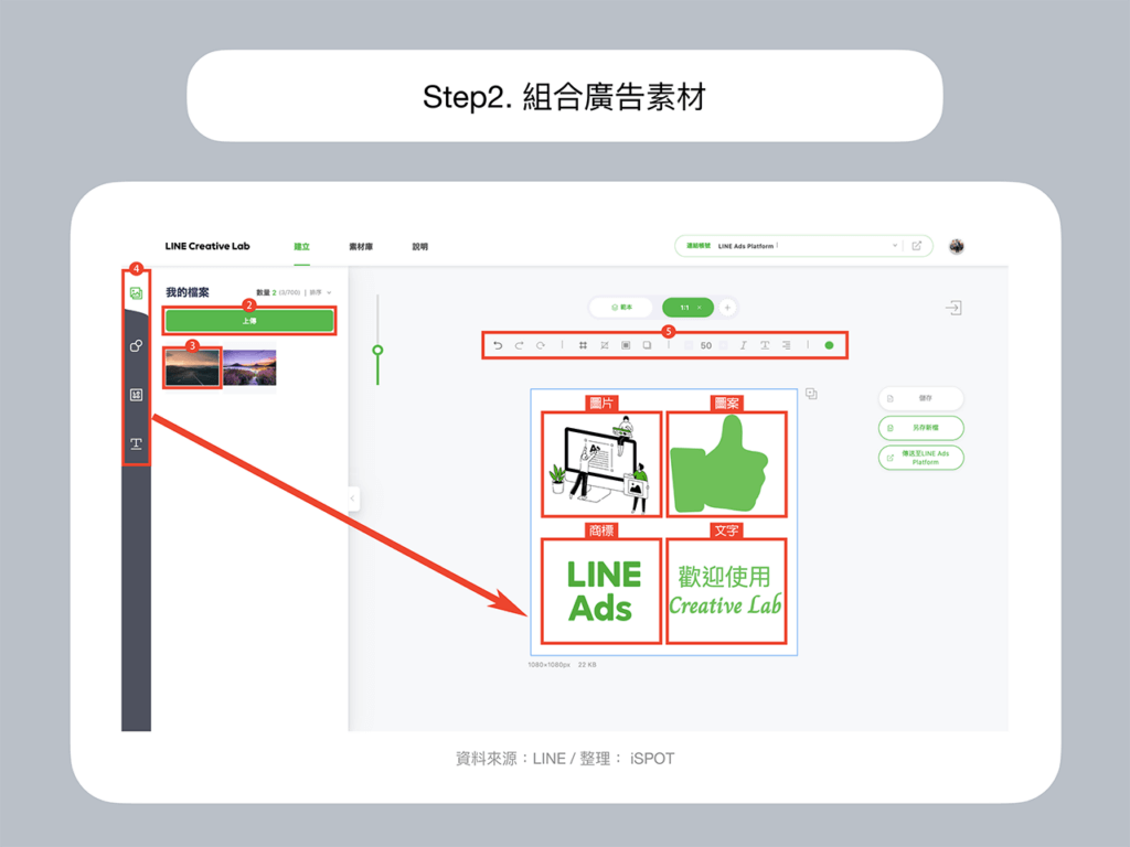 LINE Creative Lab 廣告素材編輯器設定教學 By iSPOT Media🎨